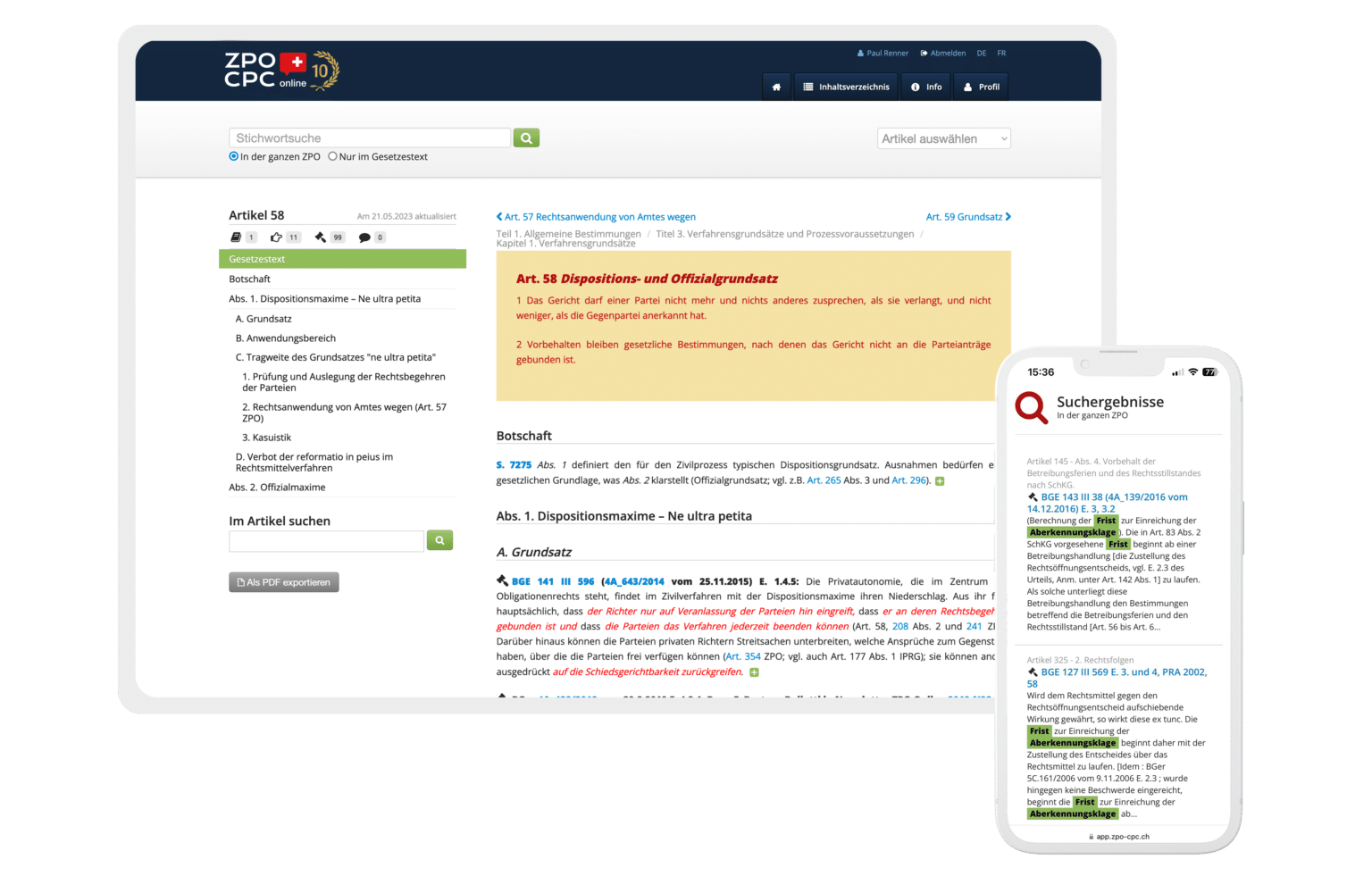 ZPO Online - Zivilprozessordnung Kurzkommentar Schweiz